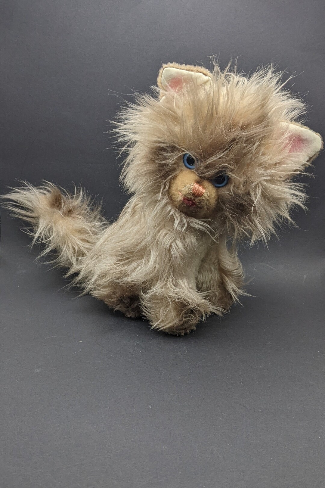 Adorable Austrian 'BERG' Fluffy Cat No. 327, Made in Austria 'tiere Mit ...