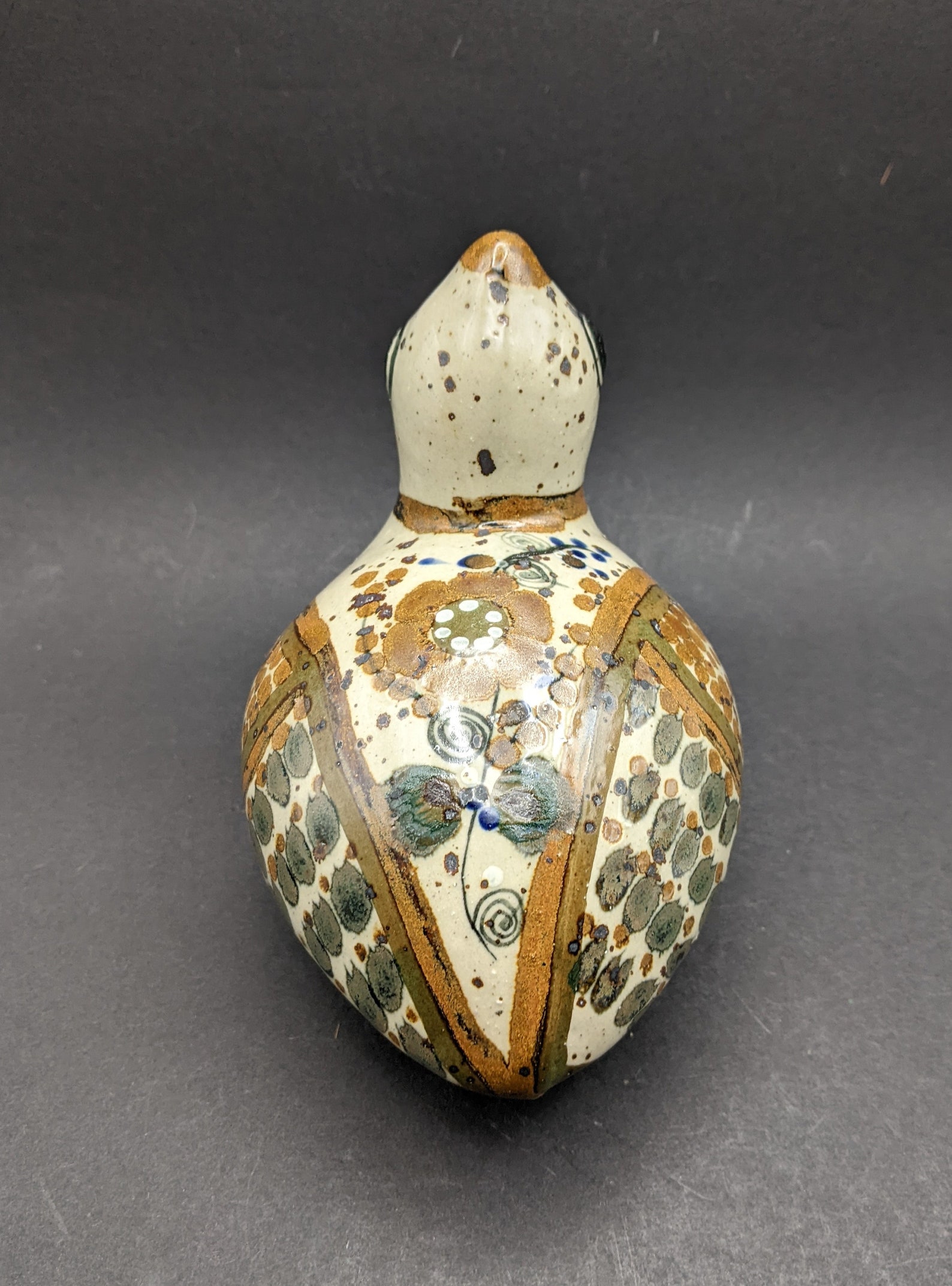 Jorge Wilmot Tonala Pottery Bird Mexican Folk Art Ceramic Quail Or Hen