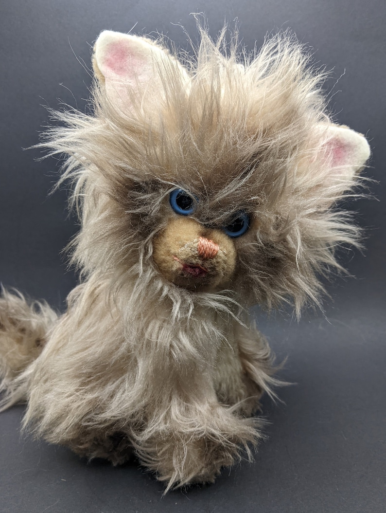 Adorable Austrian 'BERG' Fluffy Cat No. 327, Made in Austria 'tiere Mit ...