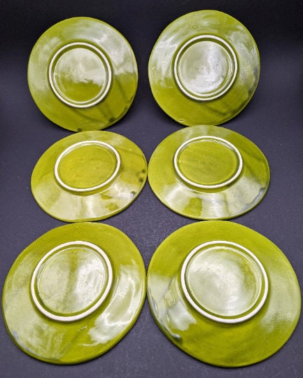 Majolica Fruit Shaped Cup and Saucers Set Vintage Apple - Etsy