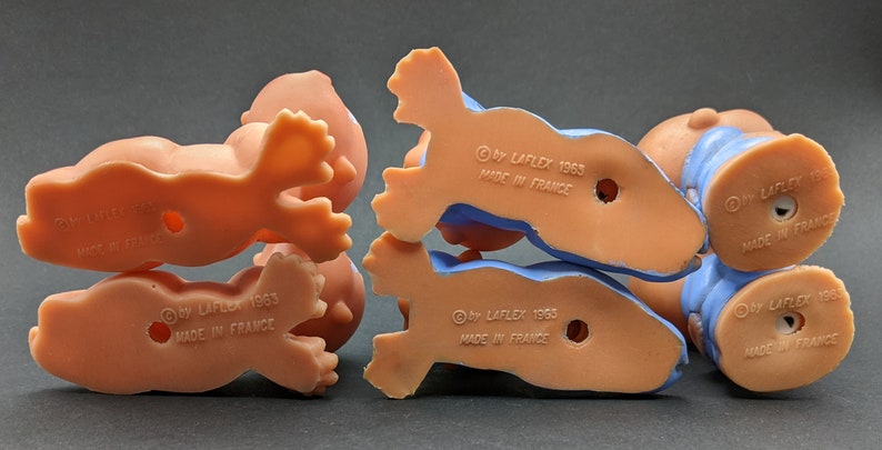 1963 LAFLEX FRANCE Squeaker Babies, Iconic Collectible French 'laflex ...