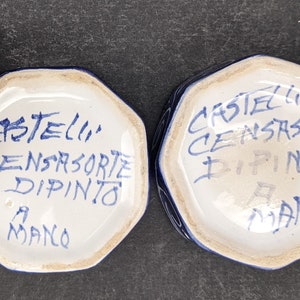 Castelli Censasorte Renaissance Style Italian Porcelain Keepsake Boxes ...