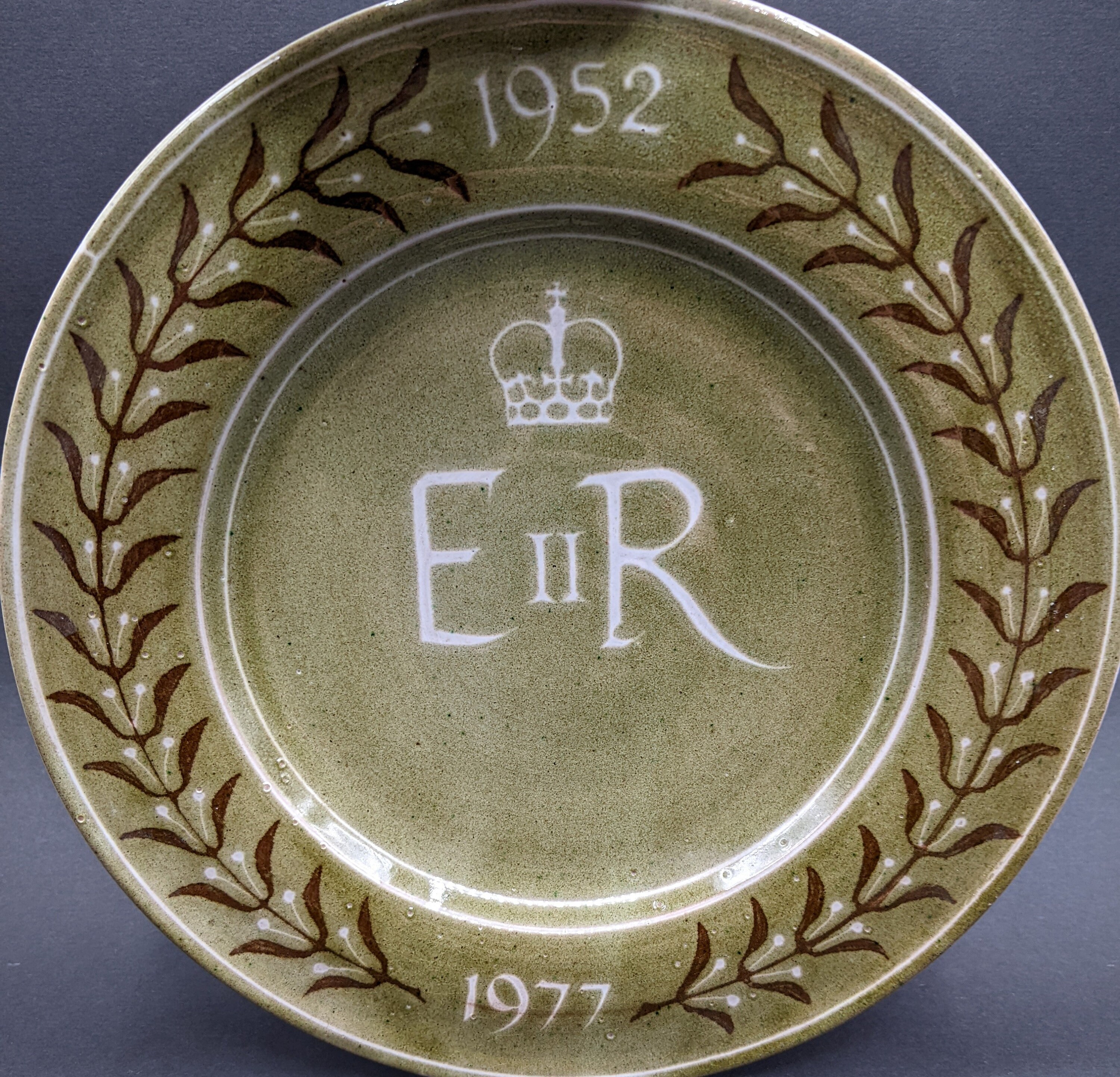 Vintage 'jill Pryke' Signed Pottery Plate 25 Years - Etsy