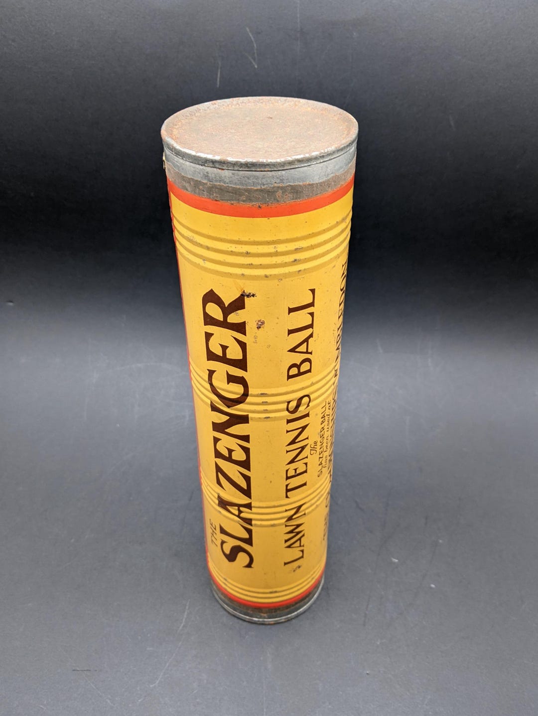 Rare Vintage SLAZENGER Tennis Balls in Original Unopened Tin From 1940 ...