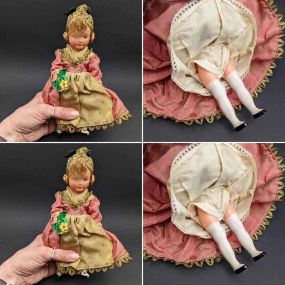 1950's German 'CELBA' Celluloid Costume Doll, Regional German ...