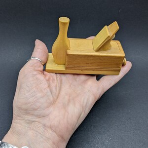 Vintage Woodworking Plane Snuff Box/puzzle Box, German Tobacciana ...