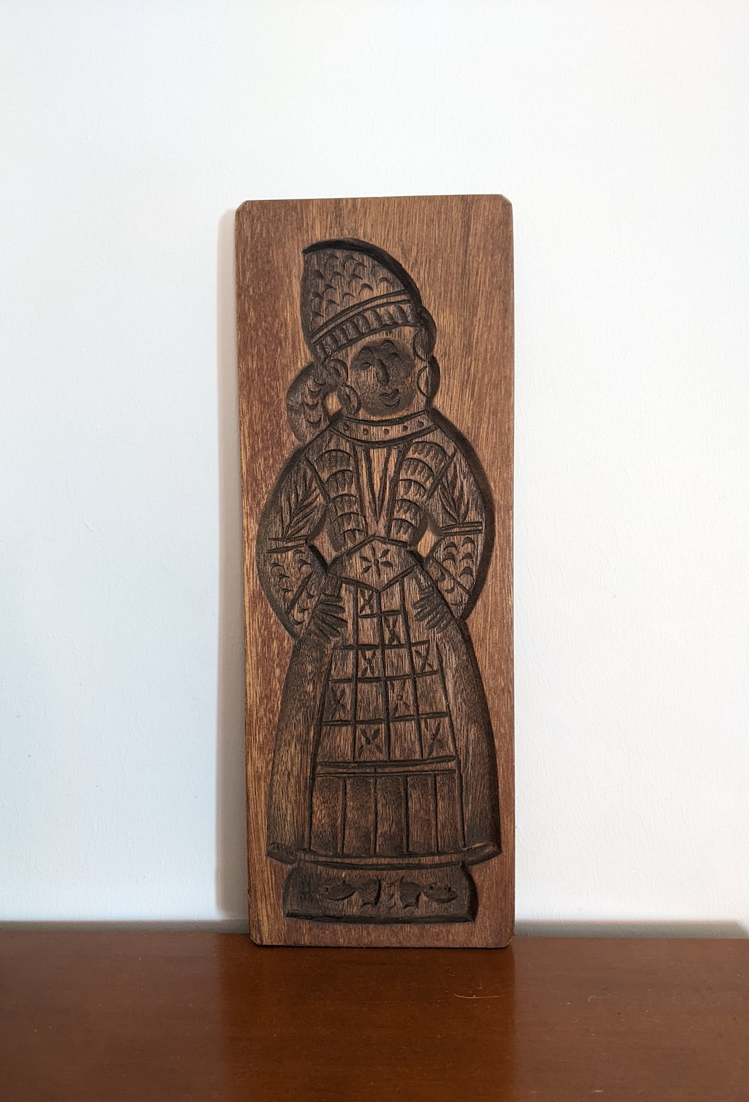 Vintage German Wooden Cookie Mold 'springerle' of Historical Figure ...