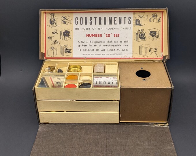 CONSTRUMENTS No.20 Optical Toy Construction Set, Mid Century ...