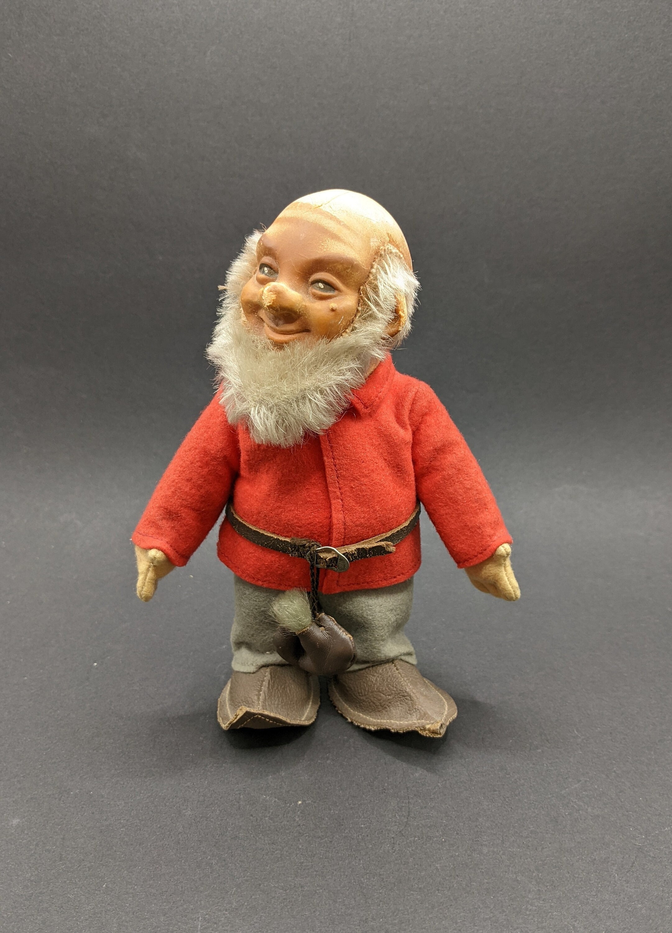 1960's STEIFF 'pucki' Dwarf Figure, German Steiff Rubber and Felt PUCKI ...