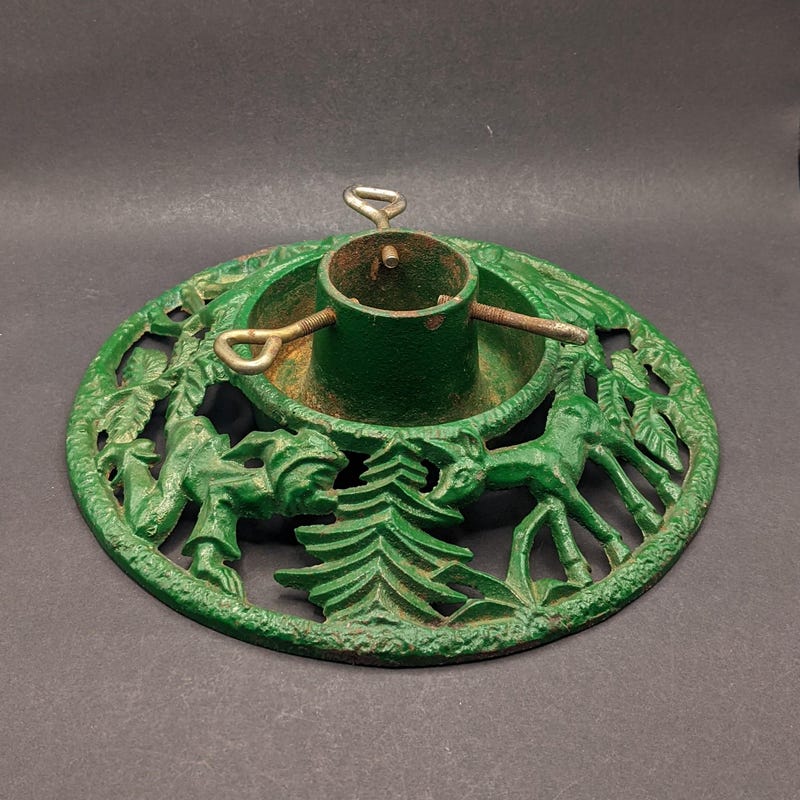Cast Iron Tree Stand - Etsy
