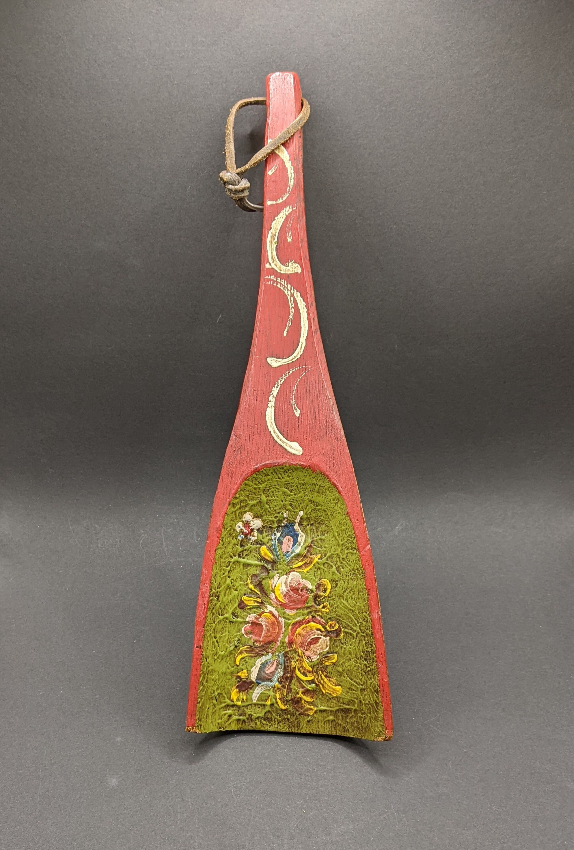 Vintage Bavarian Folk Art Painted Scoop Farm Painting - Etsy