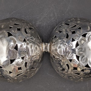 Vintage Silver Plated Cricket Cage, Incense Burner or Potpourri Ball ...