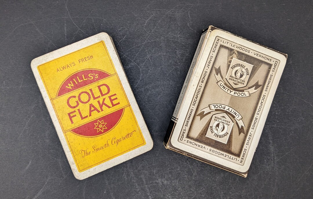 1940's Gold Flake Cigarettes Full Deck Playing Cards and 1960's ...