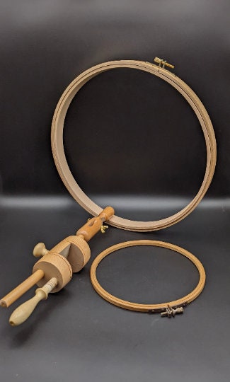 Table Clamp Embroidery Hoop Vintage Wooden Adjustable - Etsy