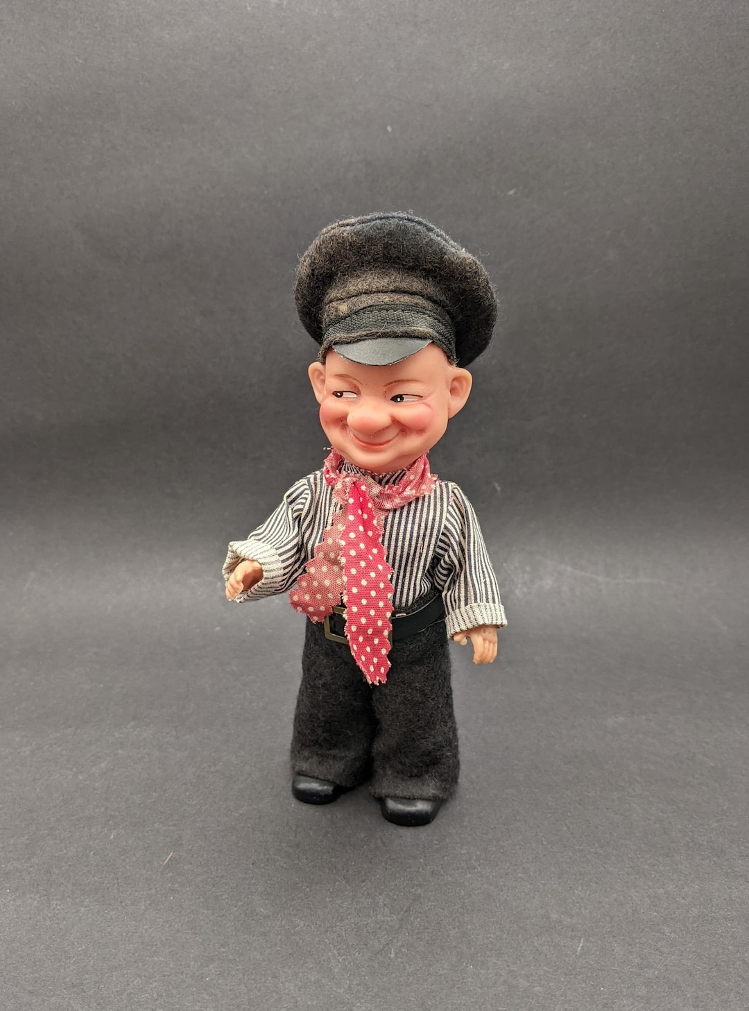 West German MCM Rubber Comic Character Figure/doll, Stamped 'made in ...