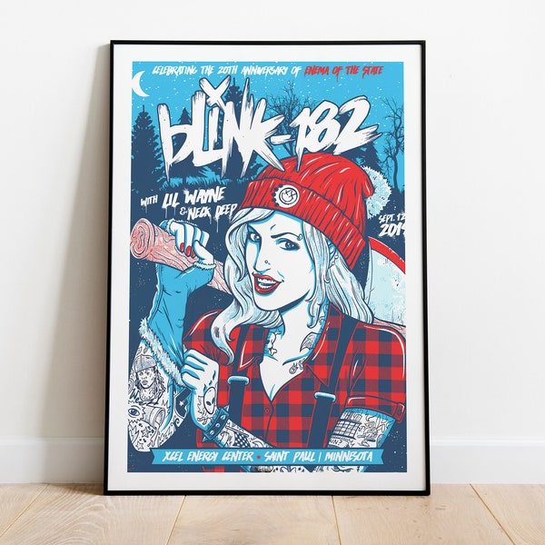Blink 182 Poster - Etsy