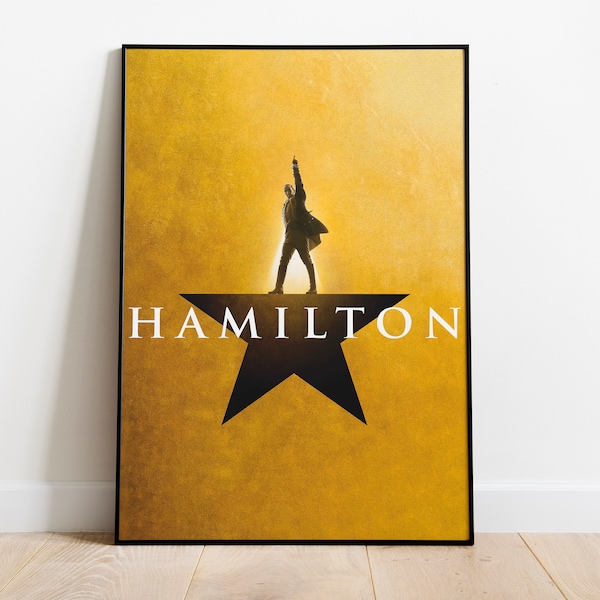 Hamilton Musical Poster - Etsy