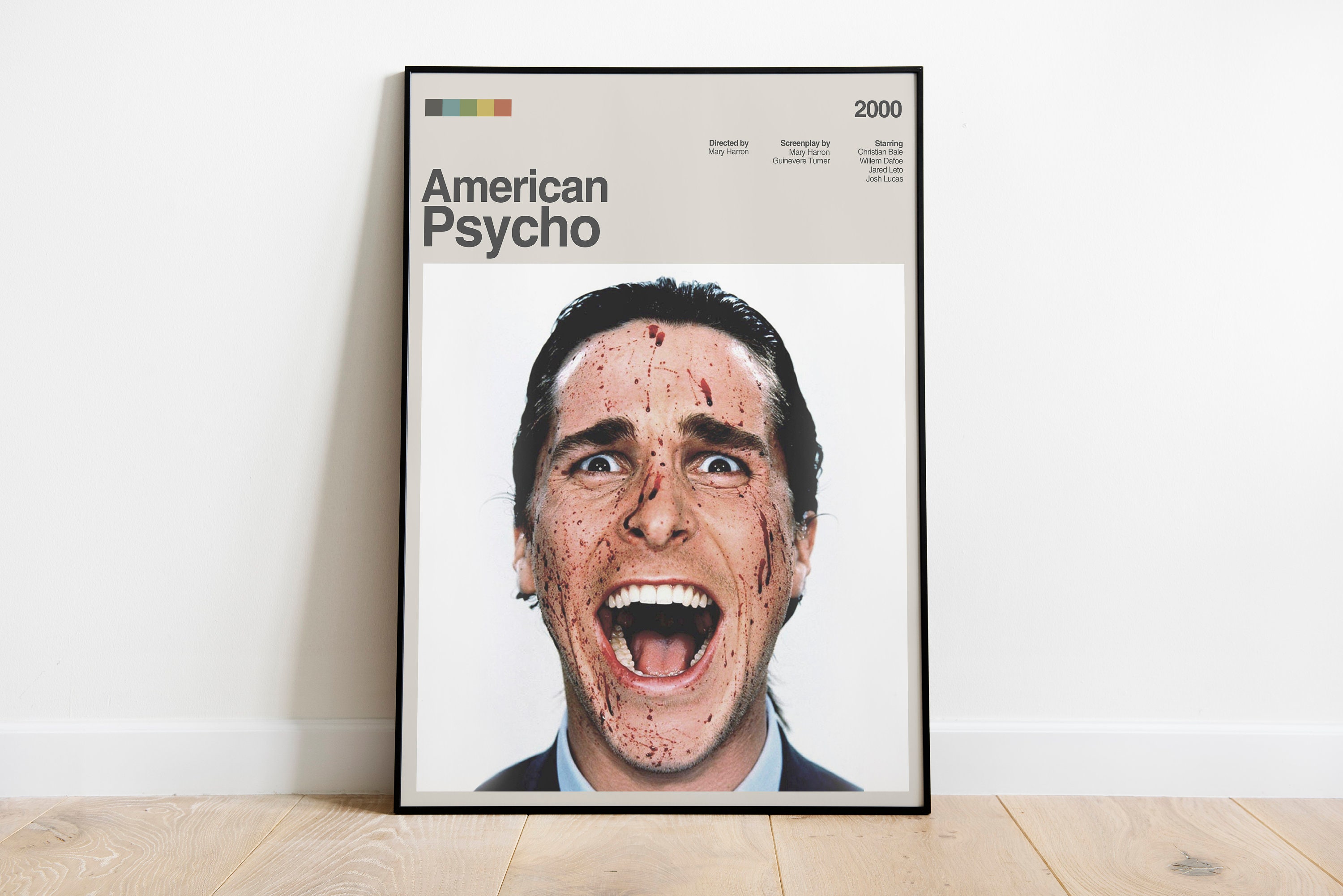 American Psycho Movie Poster American Psycho Movie Poster - Etsy