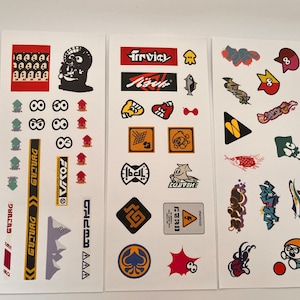 Splatoon Stickers Splatoon Inspired Fan-art Badge Stickers 100 ...