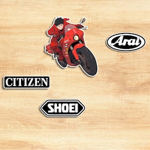 Akira, Motorcycle, Anime Sticker Akira Sticker Pack - Set of 12 Small ...