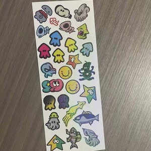 Splatoon Stickers Splatoon Inspired Fan-art Badge Stickers - Etsy