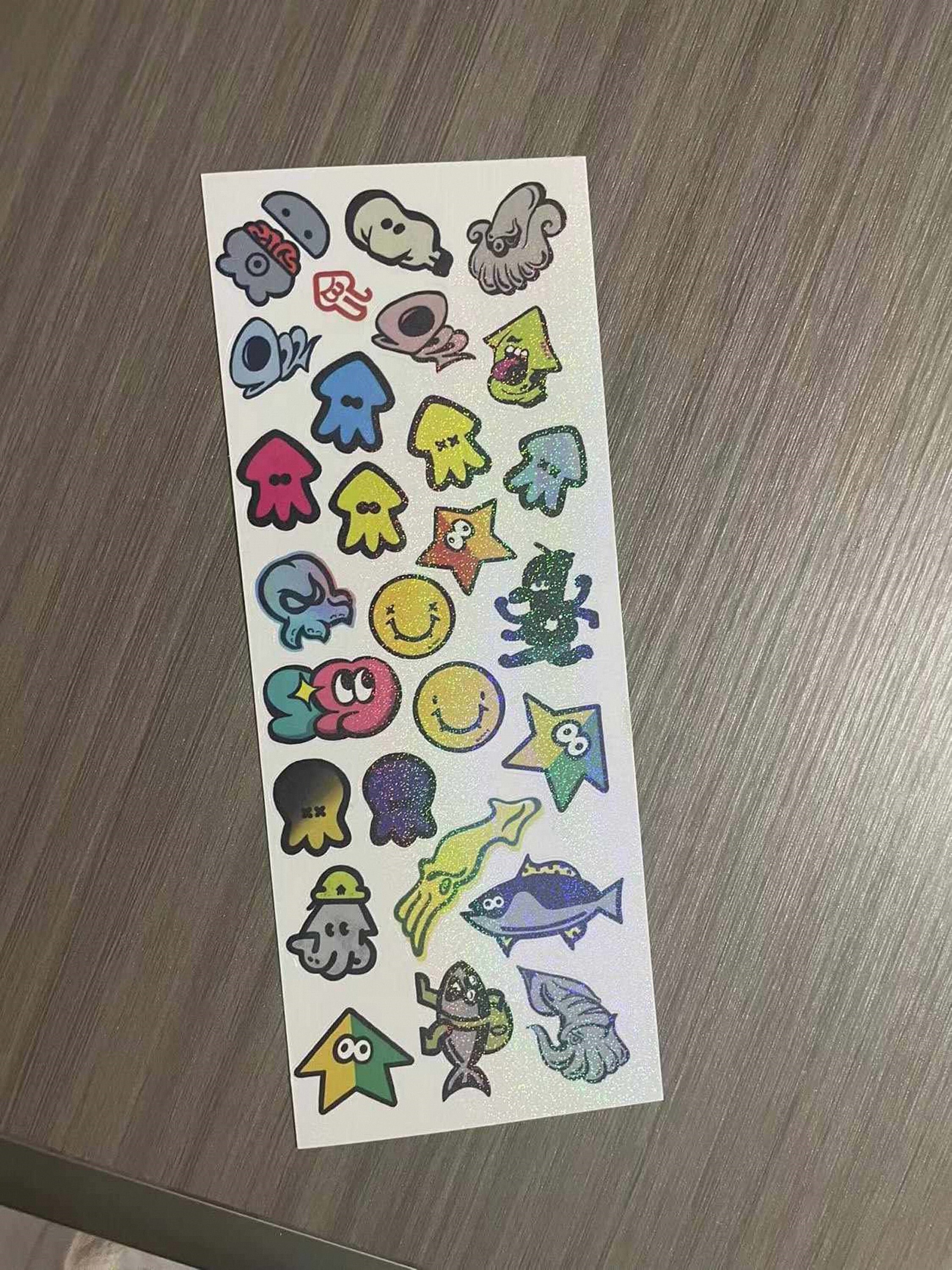 Splatoon Stickers Splatoon Inspired Fan-art Badge Stickers - Etsy Australia