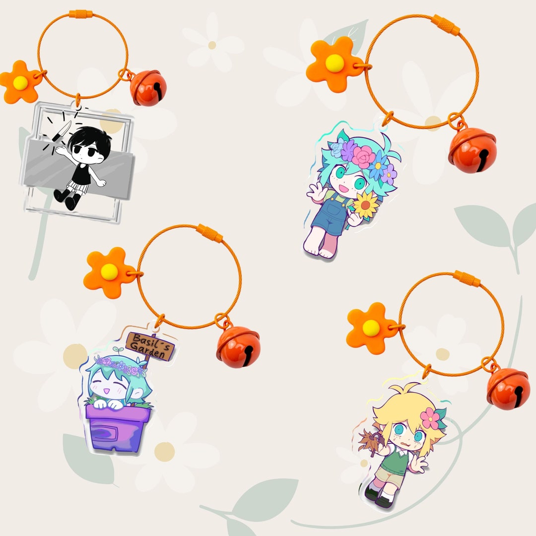 Omori Keychain 5cm Sunny Aubrey Kel Hero Mari Basil Gift for Video Game ...