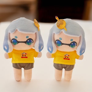 Splatoon 3 Plush Charm Squid Octoling Inkling Cotton Doll Keychains Art ...