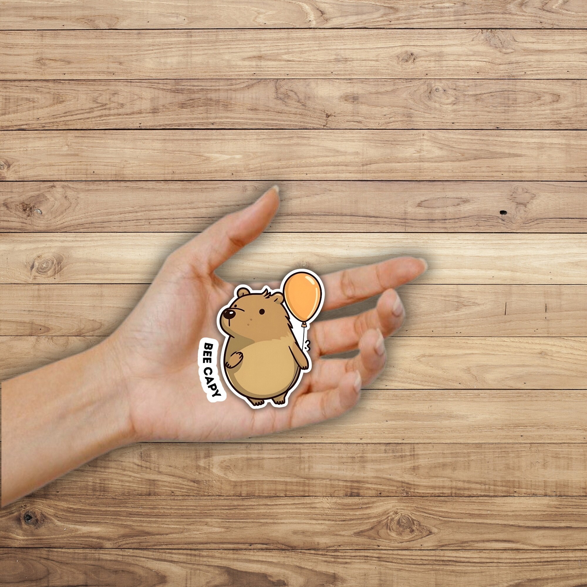 Whimsical Capybara Sticker Set Cute Vinyl Laptop Labels - Etsy