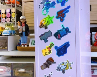 Splatoon Inspired Badge Fan Art Weapons Holographic - Etsy