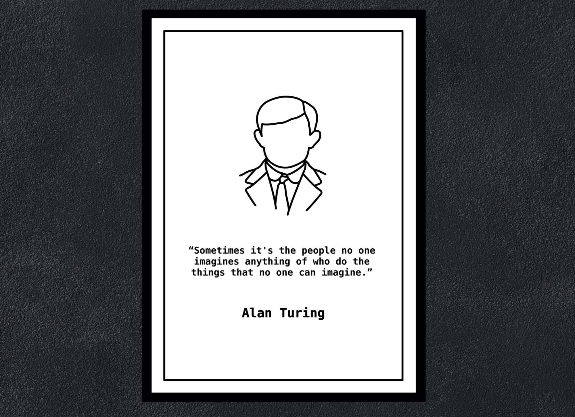 Alan Turing Quotes Imagine