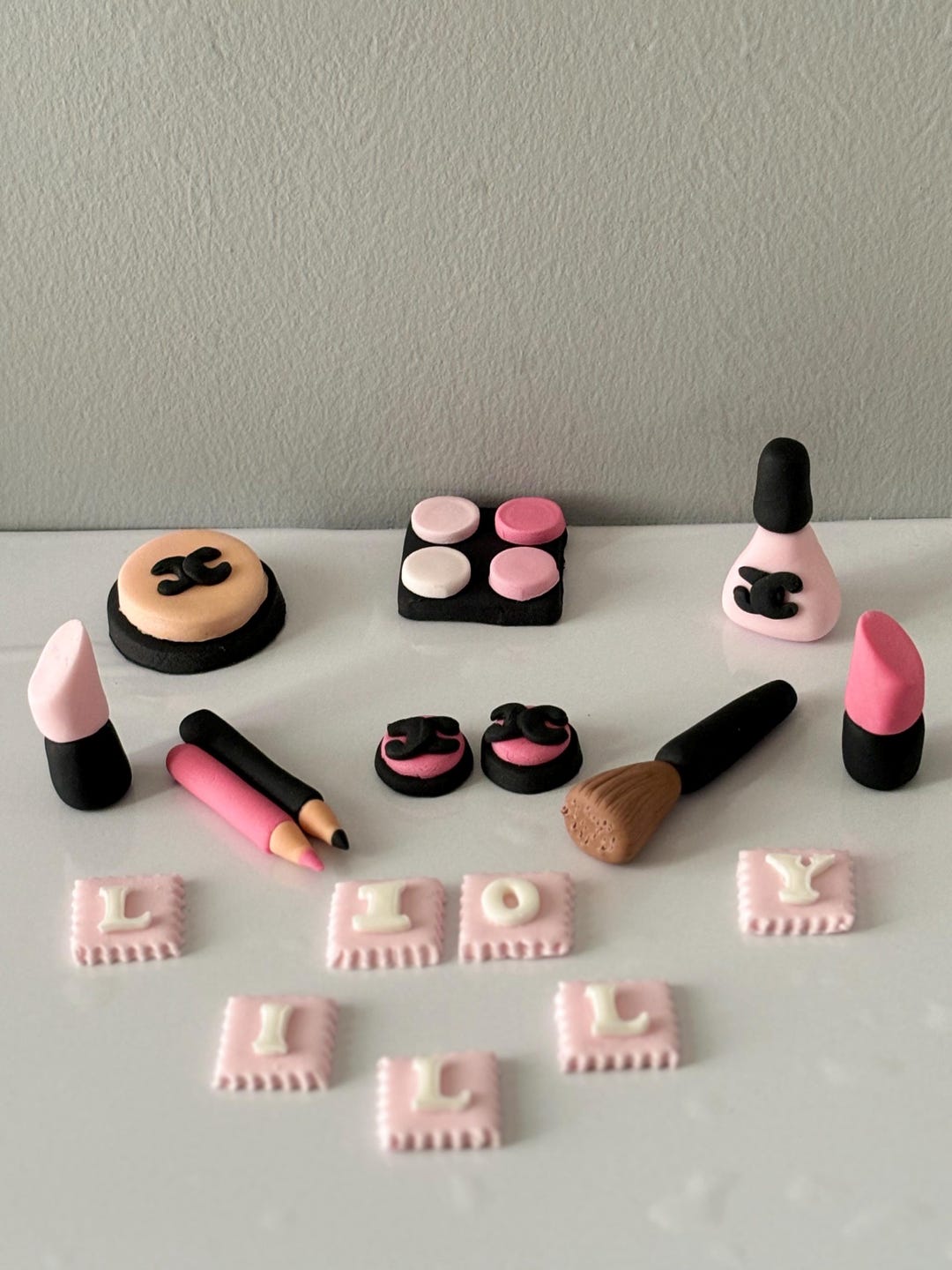 Make Up, Girls, Edible, Cake Topper, Cupcakes, Birthday, Personalised ...