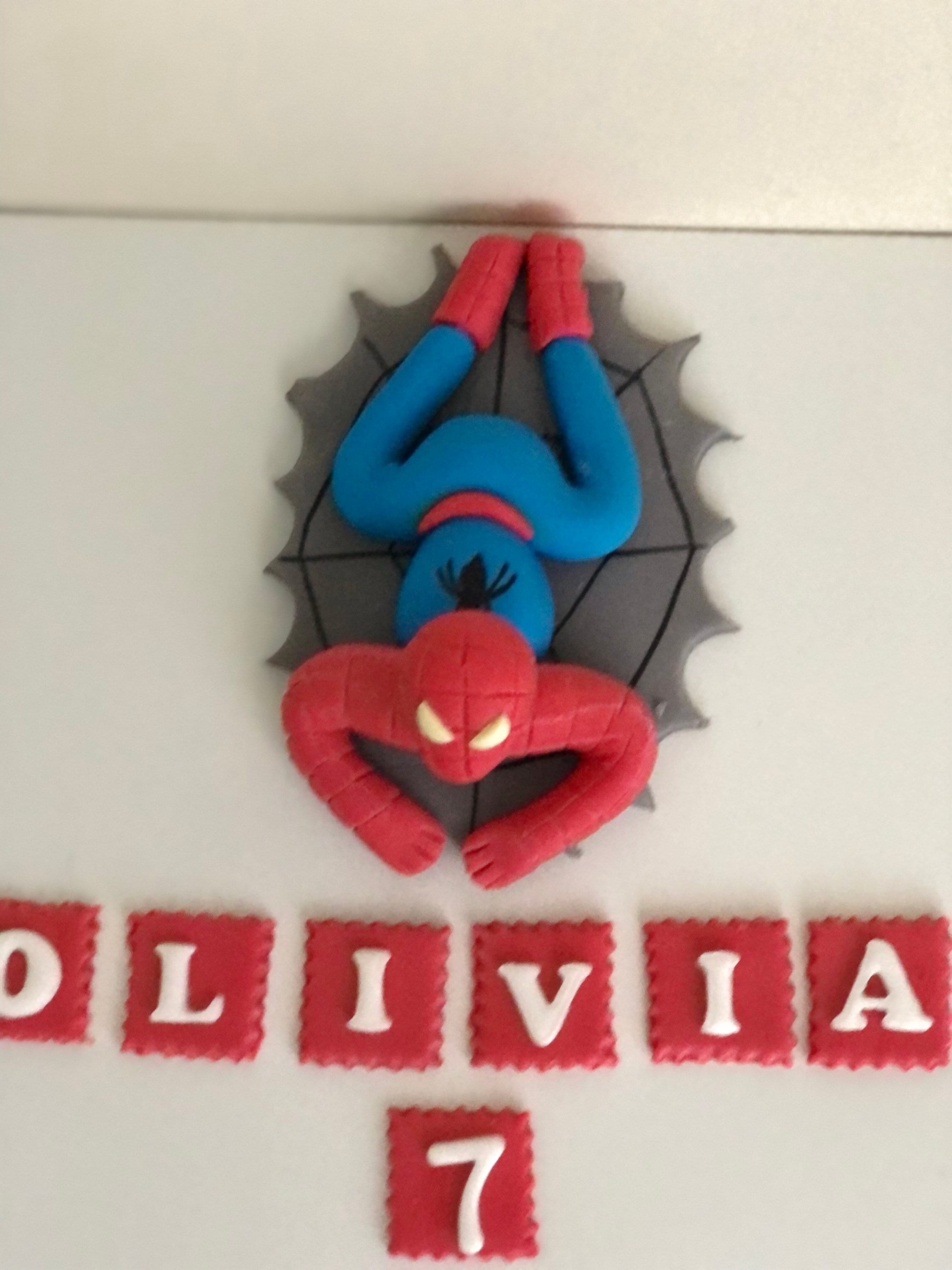 Spider-man Edible Party Birthday Cakescake Topper - Etsy UK