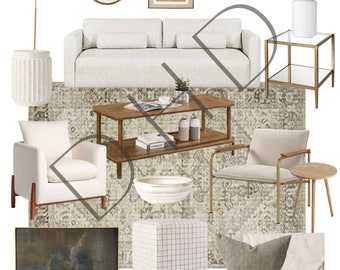 Living Room Furniture List - Etsy