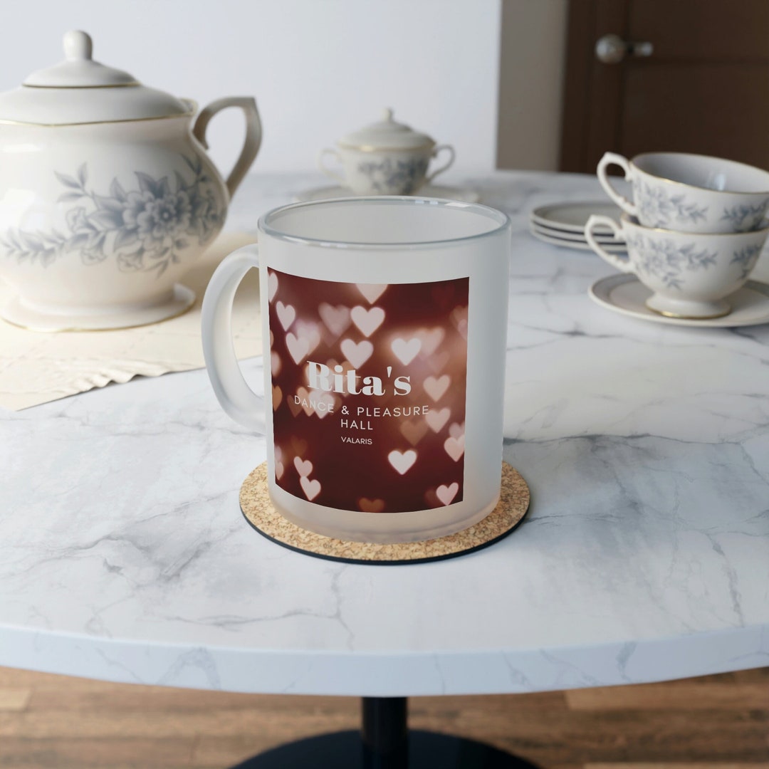 Ritas Dance and Pleasure Hall of Valaris Frosted Glass Mug the Night ...