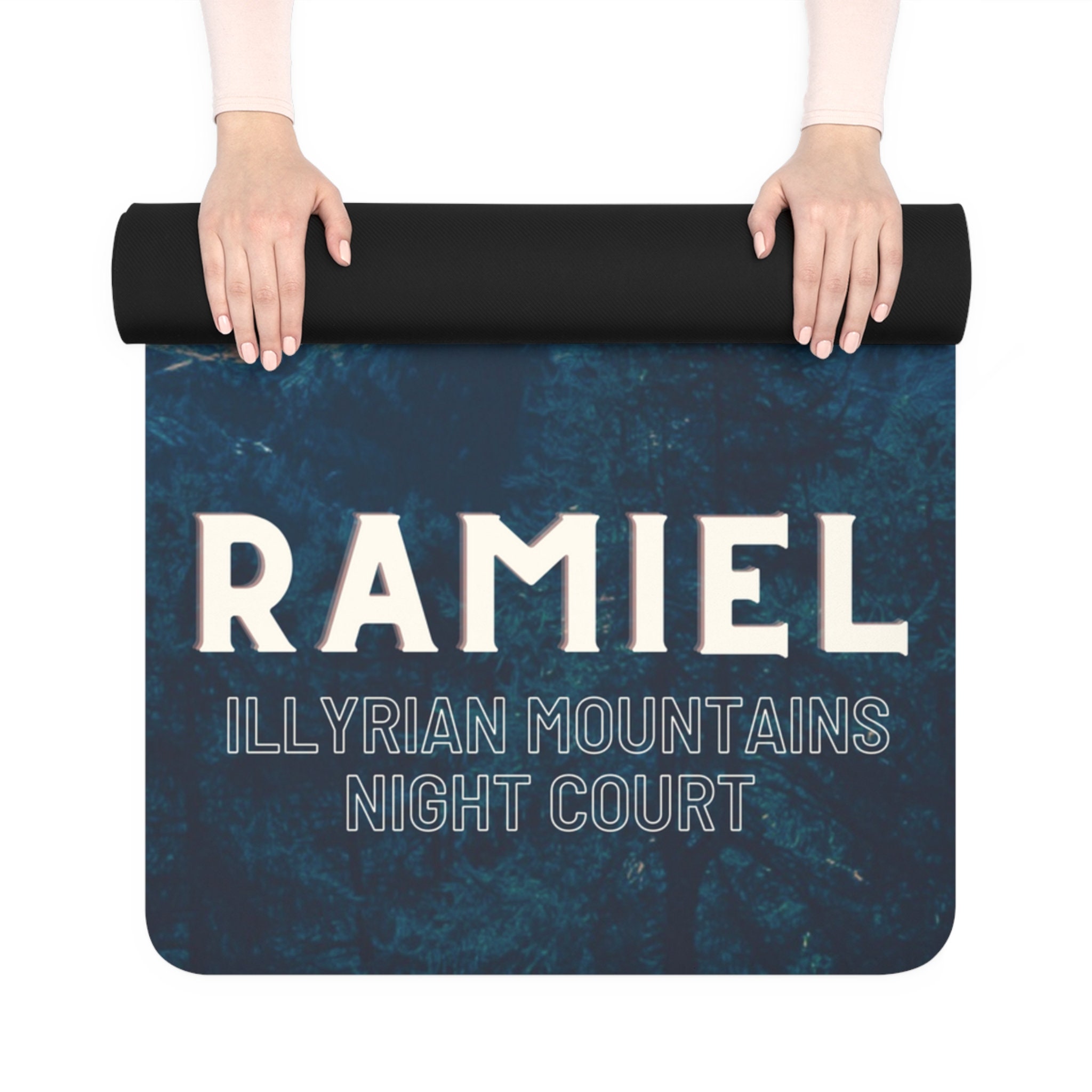 ACOTAR Rubber Yoga Mat Ramiel Mountain in the Illyrian Steppes Valkyrie ...