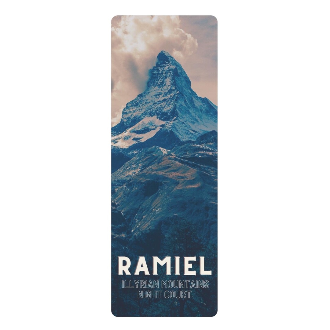 ACOTAR Rubber Yoga Mat - Ramiel Mountain in the Illyrian Steppes ...