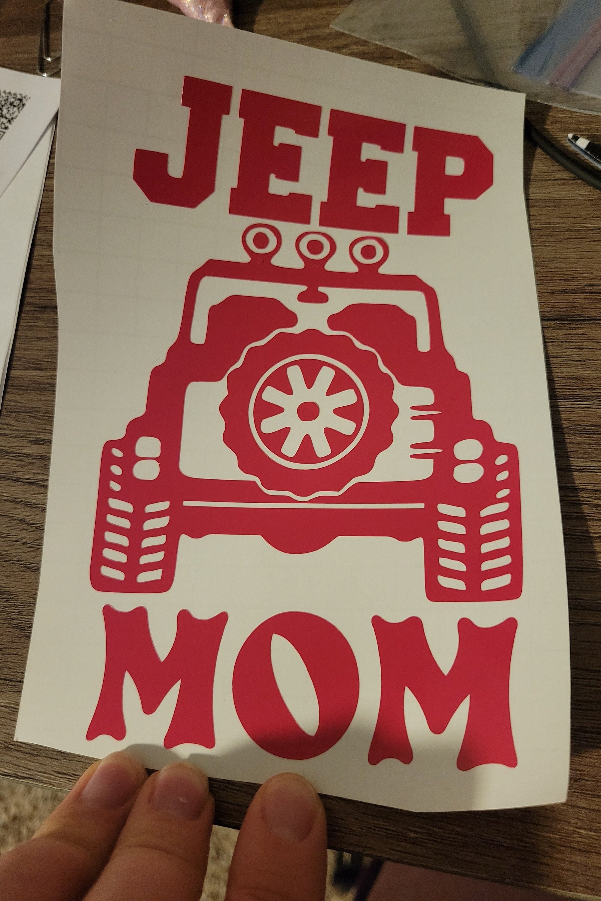 Jeep Mom Decal Etsy
