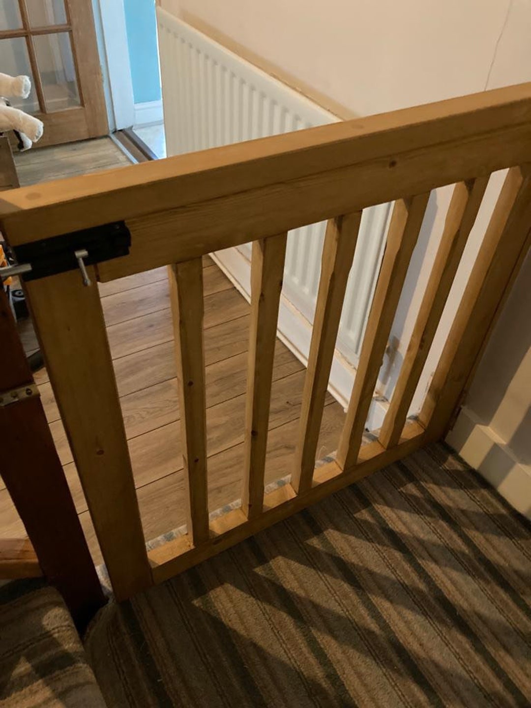 Spindle Wooden Stair Gate MADE TO MEASURE - Etsy