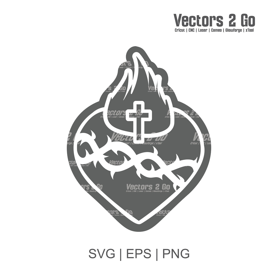 Sacred Heart Fire - Etsy