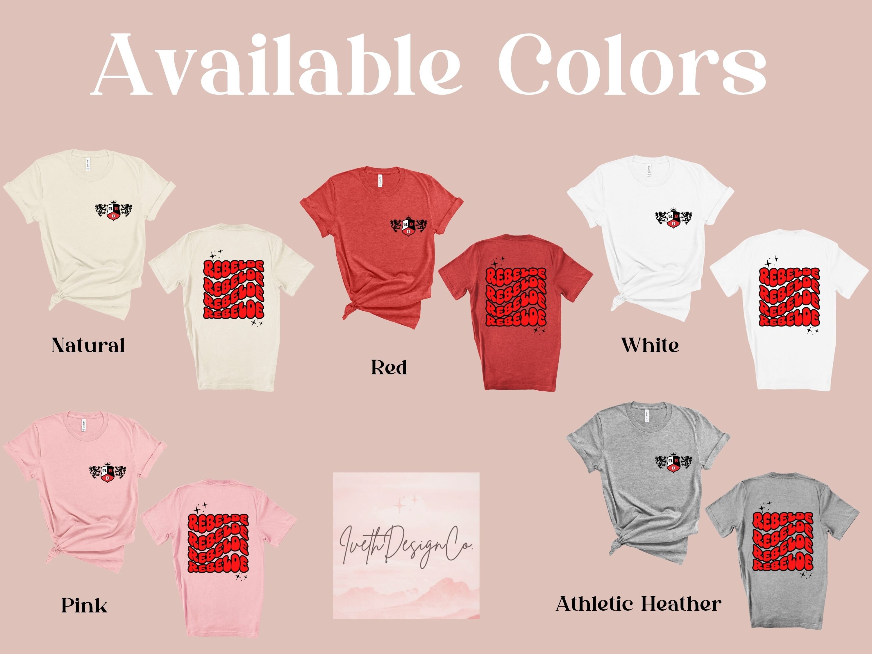 Rbd Shirt | Rebelde T-shirt | Rbd Crewneck | Rebelde Playera | RBD Tour ...