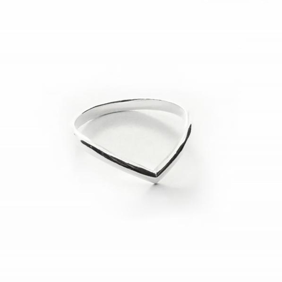 925 Silver Acute Angle Ring - Etsy