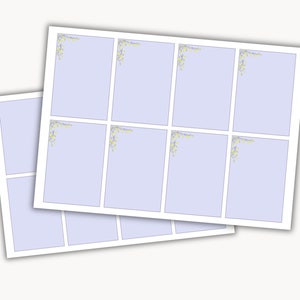 Blank Flashcards Template: Printable Study Cards (PDF) - Etsy