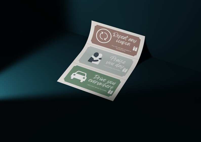 Christmas Gift for Husband, Boyfriend, Dad, Brother Gift Coupons for ...