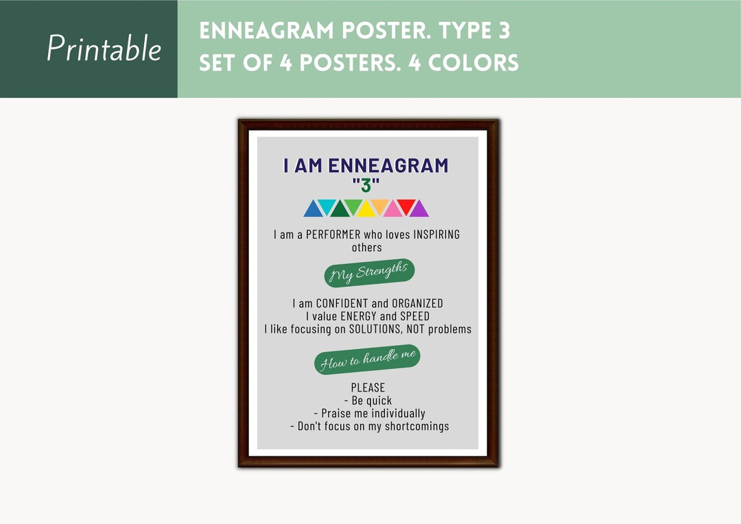 Enneagram Type 3 Three Ennea Type Strengths and How to Handle Digital ...