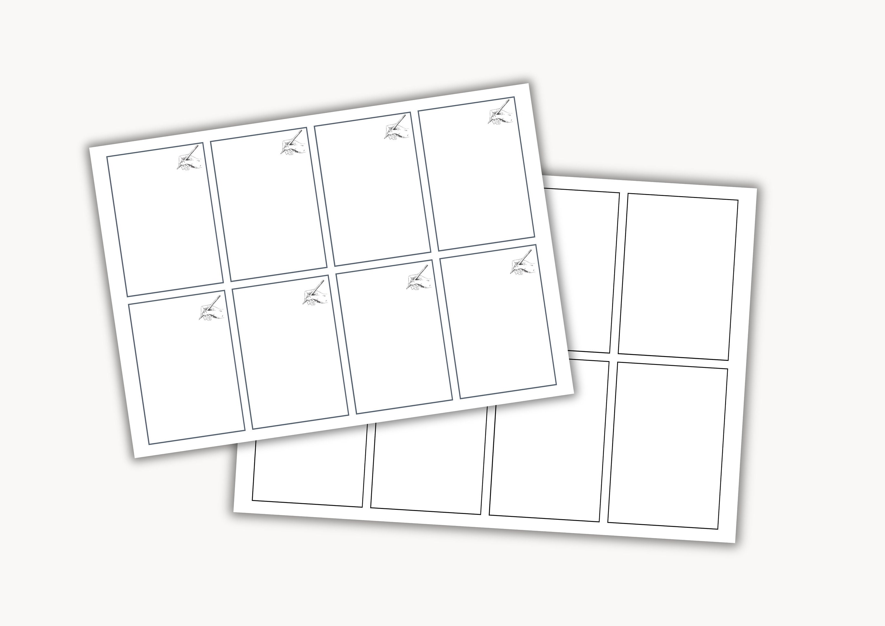 Blank Flashcards Template: Printable Study Cards (PDF) - Etsy