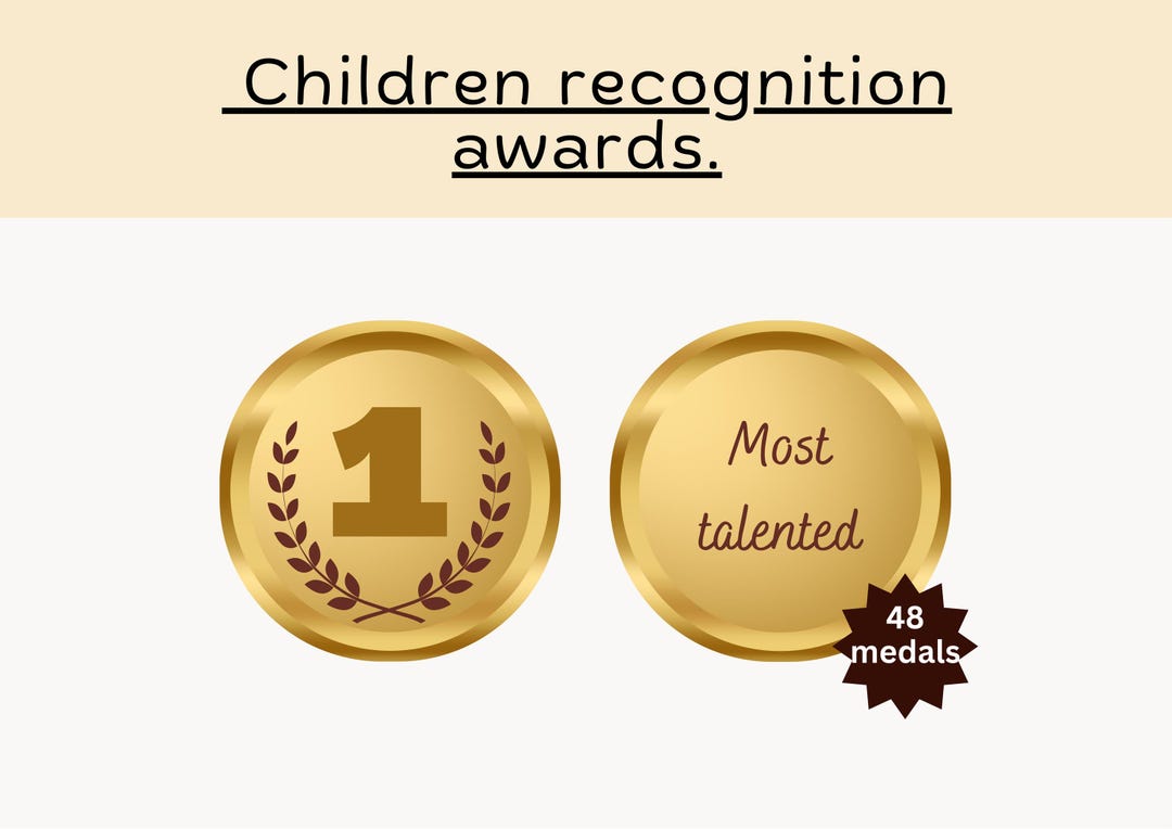Kids Recognition Award - Classroom Awards - Preschool Recognition ...