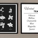 Herbal Tea Poster Set of 6 Kitchen Wall Artwork Digital Download Modern ...