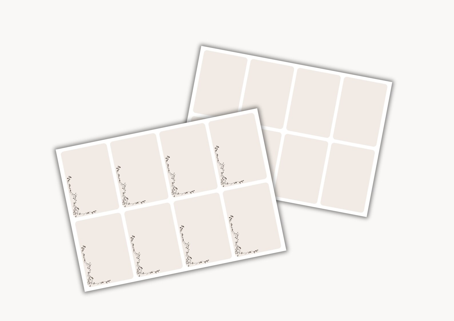 Blank Flashcards Template: Printable Study Cards (PDF) - Etsy