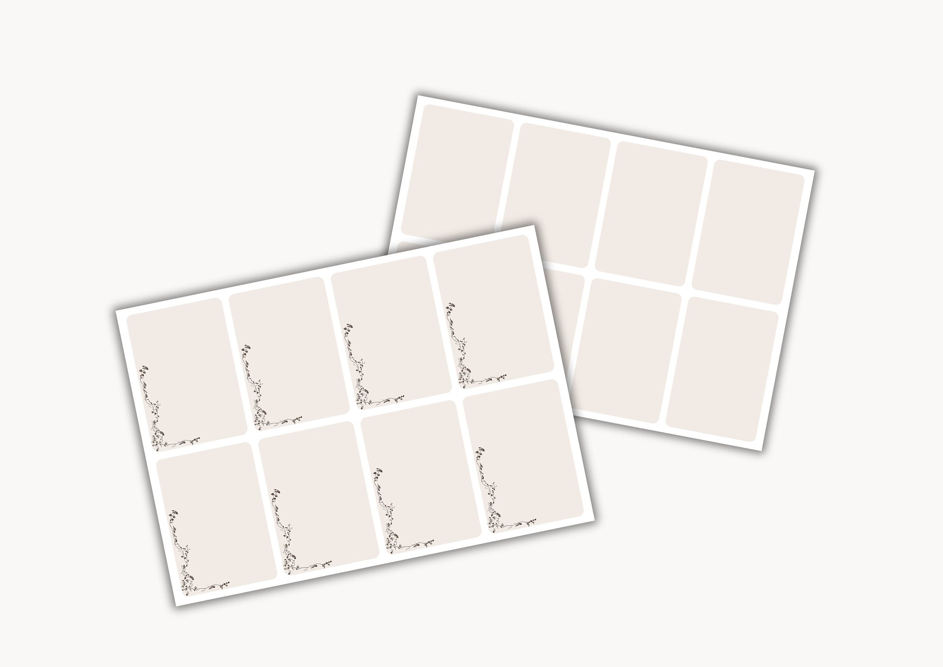 Blank Flashcards Template: Printable Study Cards (PDF) - Etsy